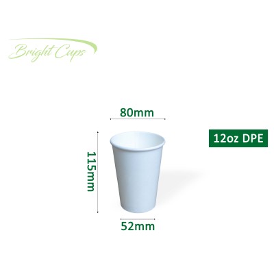 7oz Plain Single PE Paper Cup